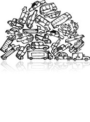 Scrap metal Royalty Free Vector Image - VectorStock