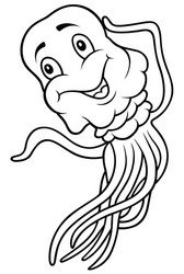 Jellyfish Cartoon Vector Images (over 10,000)