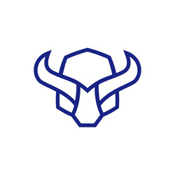 Armored minotaur team logo design Royalty Free Vector Image
