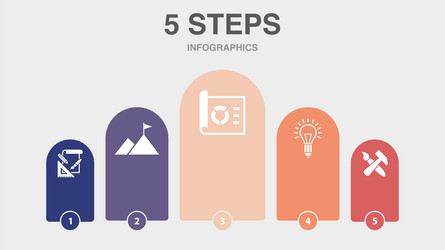 Design mission project creativity creation Vector Image