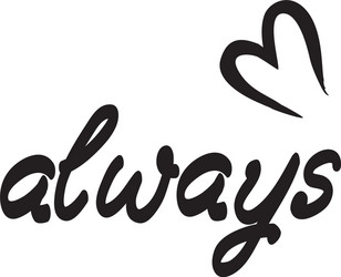Always Cursive Font Vector Images (57)