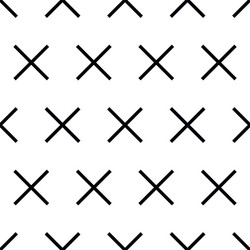 Seamless pattern with cross lines Royalty Free Vector Image