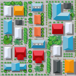 Car bird view aerial icon above Royalty Free Vector Image