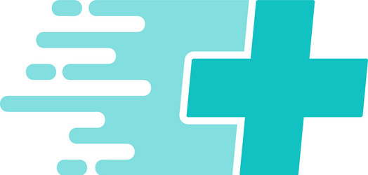 Medical delivery logo icon design Royalty Free Vector Image