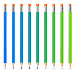 Color pencil set Royalty Free Vector Image - VectorStock