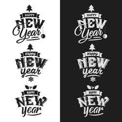 Happy New Year Lettering Vector Images (over 91,000)
