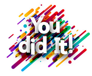 Did you know paper word sign with colorful Vector Image