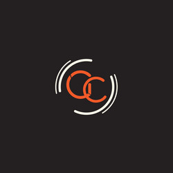 Jc-text-logo Royalty Free Vector Image - VectorStock