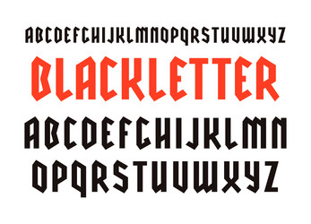 Rectangular serif font in the style of college Vector Image