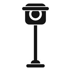 Toll control icon outline alert care seat Vector Image