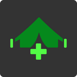 Field hospital icon Royalty Free Vector Image - VectorStock