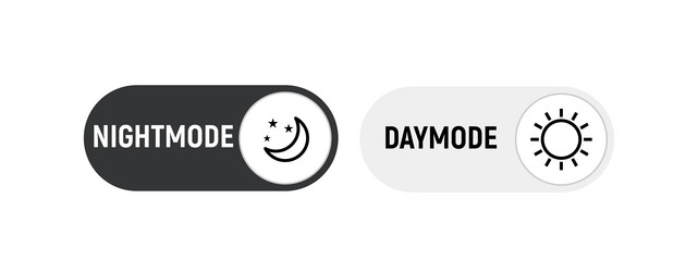 Slider day night Royalty Free Vector Image - VectorStock