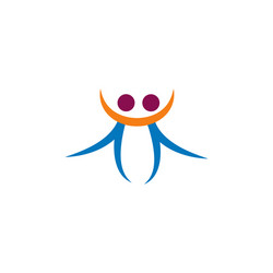 Human character design template Royalty Free Vector Image