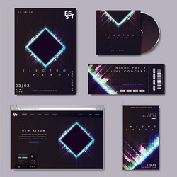 Techno Album Covers Vector Images (over 250)