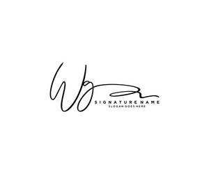 Initial ch handwriting logo with circle template Vector Image