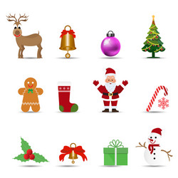 Christmas set Royalty Free Vector Image - VectorStock