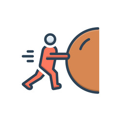 Effort Royalty Free Vector Image - VectorStock