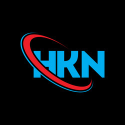 Hkn logo letter design Royalty Free Vector Image