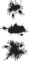 Ink splats Royalty Free Vector Image - VectorStock