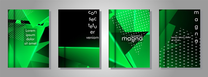 Set book cover background light Royalty Free Vector Image