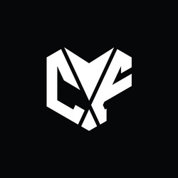 Monogram Cf Capital Vector Images (over 490)