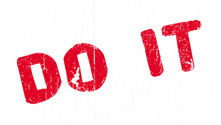 Do it rubber stamp Royalty Free Vector Image - VectorStock