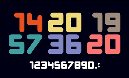 Inline Font Bold Vector Images (over 100)