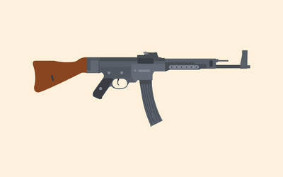 Set machine gun Royalty Free Vector Image - VectorStock