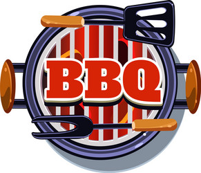 Bbq sticker Royalty Free Vector Image - VectorStock
