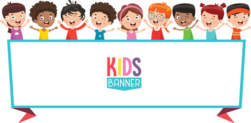 Kids banner Royalty Free Vector Image - VectorStock