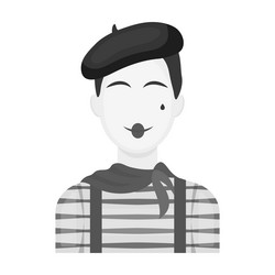 Mime theme image 1 Royalty Free Vector Image - VectorStock