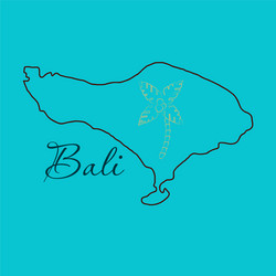 Art Map of Bali Vector Images (85)