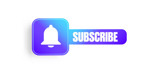 Subscribe now horizontal banner with ring Vector Image