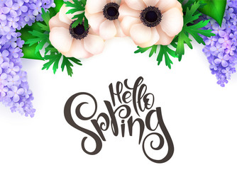 Hand lettering poster Royalty Free Vector Image