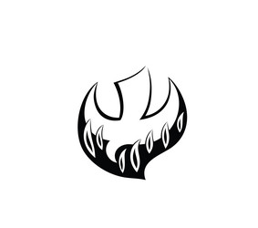 Fire holy spirit Royalty Free Vector Image - VectorStock