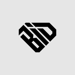 Hand holding bid sign Royalty Free Vector Image