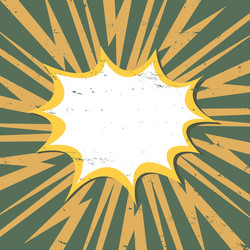 Frame boom comic book explosion Royalty Free Vector Image