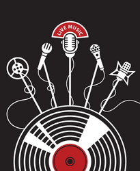 Microphone mc Royalty Free Vector Image - VectorStock