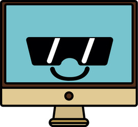 Computer Face Happy Vector Images (over 7,500)