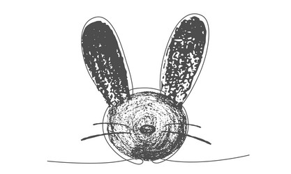 Bunny Line Drawing Vector Images (over 6,000)