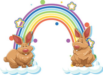 Twin Rabbit Twins Vector Images (40)