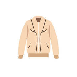 Bomber jacket icon Royalty Free Vector Image - VectorStock