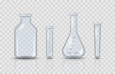 Chemical laboratory equipment Royalty Free Vector Image