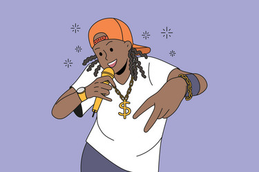 Rapper Royalty Free Vector Image - VectorStock
