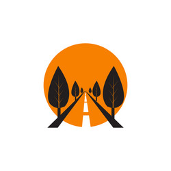 Road maintenance creative sign concept paving Vector Image