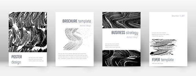 Cover page design template minimalistic brochure Vector Image