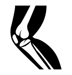 Knee joint Royalty Free Vector Image - VectorStock