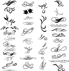 Floral Page Break Vector Images (over 140)