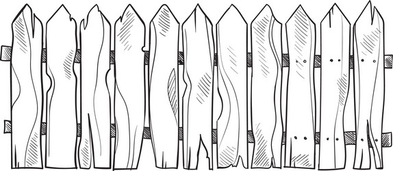 Picket Fence Drawing