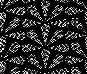 Dotted line geometric seamless pattern Royalty Free Vector